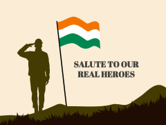 Free Indian Army Day PowerPoint Template and Google Slides Theme
