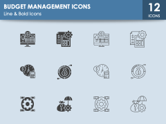 Budget Management Icons for PowerPoint and Google Slides - PPT Slides