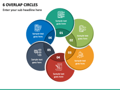 6 Overlap Circles PowerPoint Template - PPT Slides