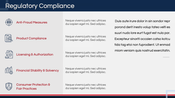 Insurance Company Pitch Deck for PowerPoint and Google Slides - PPT Slides