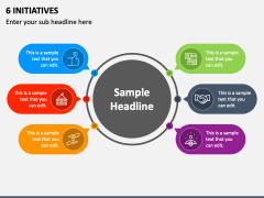 6 Initiatives PowerPoint Presentation Slides - PPT Template