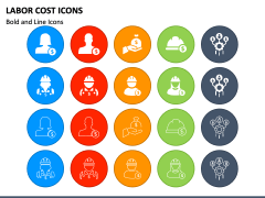 Labor Cost Icons for PowerPoint and Google Slides - PPT Slides