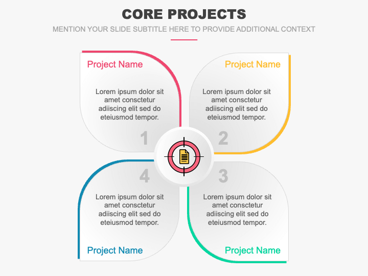 Core Projects PowerPoint and Google Slides Template - PPT Slides