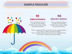 Free Rainbow Presentation Theme for PowerPoint and Google Slides