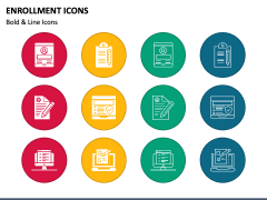 Enrollment Icons for PowerPoint and Google Slides - PPT Slides