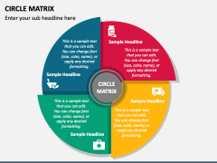 Circle Matrix PowerPoint and Google Slides Template - PPT Slides