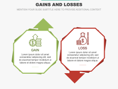 Gains and Losses PowerPoint and Google Slides Template - PPT Slides