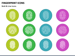 Fingerprint Icons for PowerPoint and Google Slides - PPT Slides