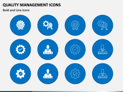 Quality Management Icons for PowerPoint and Google Slides - PPT Slides