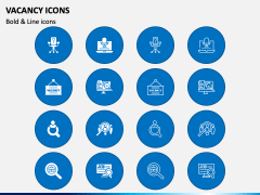 Vacancy Icons for PowerPoint and Google Slides - PPT Slides