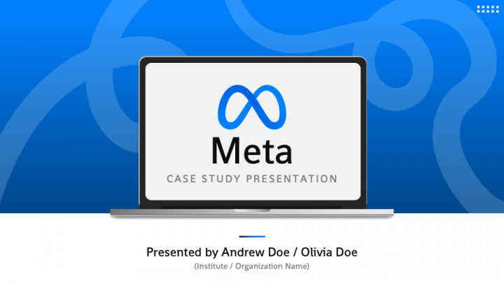 Free - Meta Case Study PowerPoint and Google Slides Template - PPT Slides