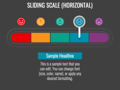 Animated Horizontal Sliding Scale PowerPoint and Google Slides Template ...