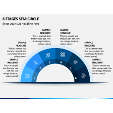 PowerPoint 6 Stages Timeline