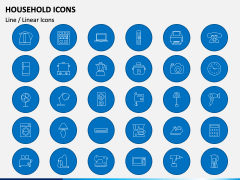 Household Icons for PowerPoint and Google Slides - PPT Slides