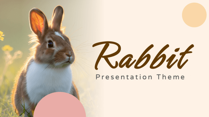 Free - Rabbit Presentation Theme for PowerPoint and Google Slides - PPT ...