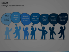 5W2H PowerPoint Template | SketchBubble