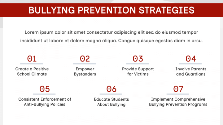 Free - Bullying Prevention in Schools PowerPoint and Google Slides ...