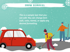 Free - Snow Presentation Theme for PowerPoint and Google Slides