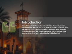 Free - UAE Culture Presentation for PowerPoint and Google Slides