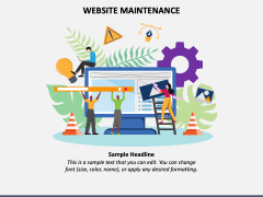 Website Maintenance PowerPoint and Google Slides Template - PPT Slides