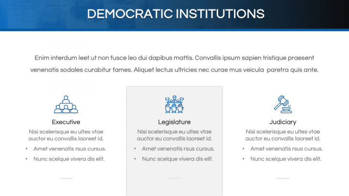 Free - Democracy Presentation Theme for PowerPoint and Google Slides
