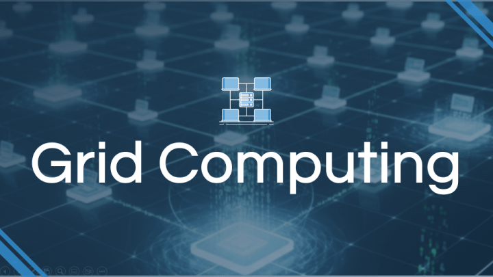 Grid Computing PowerPoint and Google Slides Template - PPT Slides