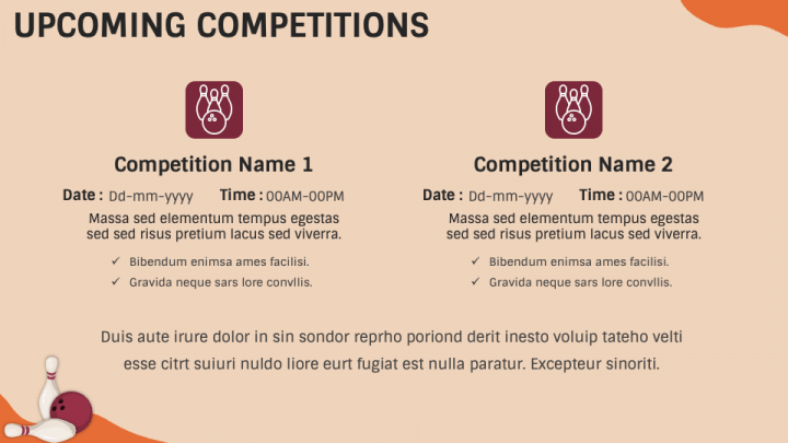 Free - Bowling Presentation Theme for PowerPoint and Google Slides ...