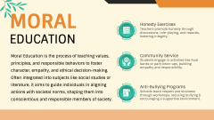 Moral Education PowerPoint and Google Slides Template - PPT Slides