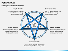 Pentagram PowerPoint and Google Slides Template - PPT Slides