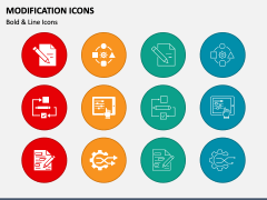 Modification Icons for PowerPoint and Google Slides - PPT Slides