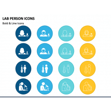 Laboratory Icons PowerPoint Template - PPT Slides