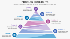 Problem Highlights PowerPoint and Google Slides Template - PPT Slides
