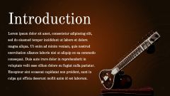 Free - Sitar Theme for PowerPoint and Google Slides - PPT Slides