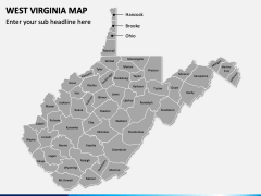 West Virginia Map for PowerPoint and Google Slides - PPT Slides