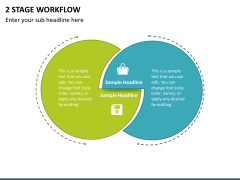 2 Stage Workflow PowerPoint Template - PPT Slides