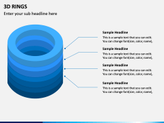 3D Rings PowerPoint and Google Slides Template - PPT Slides