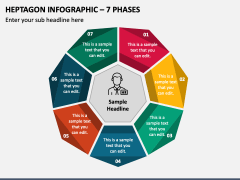 Heptagon Infographic - 7 Phases PowerPoint Presentation Slides - PPT Template