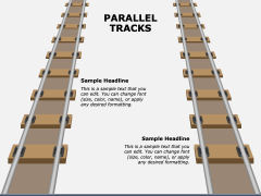 Parallel Tracks PowerPoint and Google Slides Template - PPT Slides