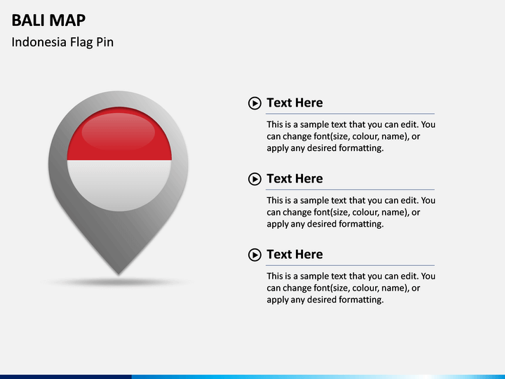 Bali Map for PowerPoint and Google Slides - PPT Slides