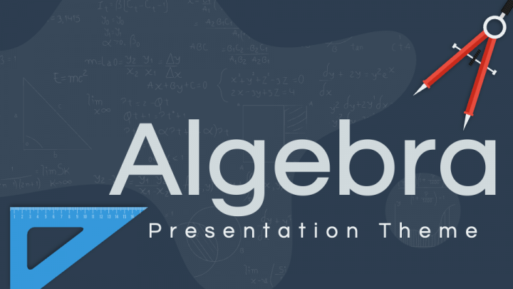 Free - Algebra Theme for PowerPoint and Google Slides - PPT Slides