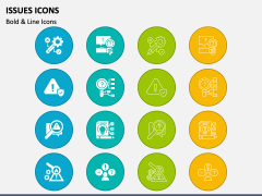 Issues Icons for PowerPoint and Google Slides - PPT Slides