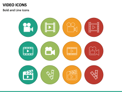 Video Icons for PowerPoint and Google Slides - PPT Slides