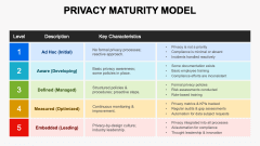 Privacy Maturity Model PowerPoint and Google Slides Template - PPT Slides