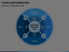 Closed Loop Marketing PowerPoint and Google Slides Template - PPT Slides