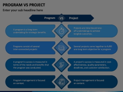 Program Vs Project PowerPoint and Google Slides Template - PPT Slides