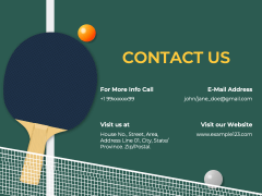 Free - Table Tennis Presentation Theme for PowerPoint and Google Slides