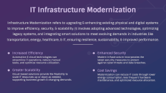 IT Infrastructure Modernization PowerPoint and Google Slides Template - PPT Slides