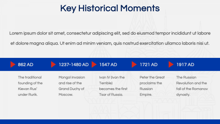 Free - History of Russia PowerPoint and Google Slides Template - PPT Slides