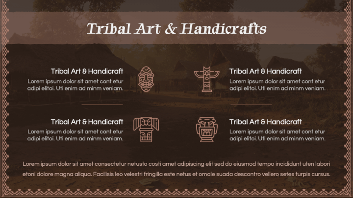 Free - Tribal Culture Presentation Theme for PowerPoint and Google ...