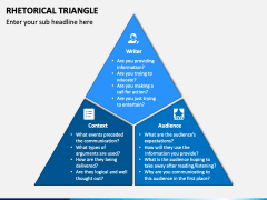 Rhetorical Triangle PowerPoint and Google Slides Template - PPT Slides